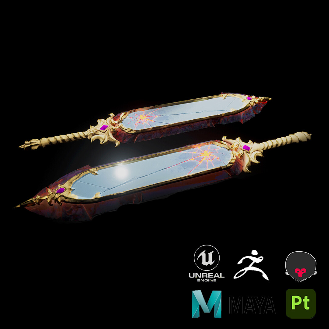 ArtStation - Big Sword - Concept art by Monica Schilder