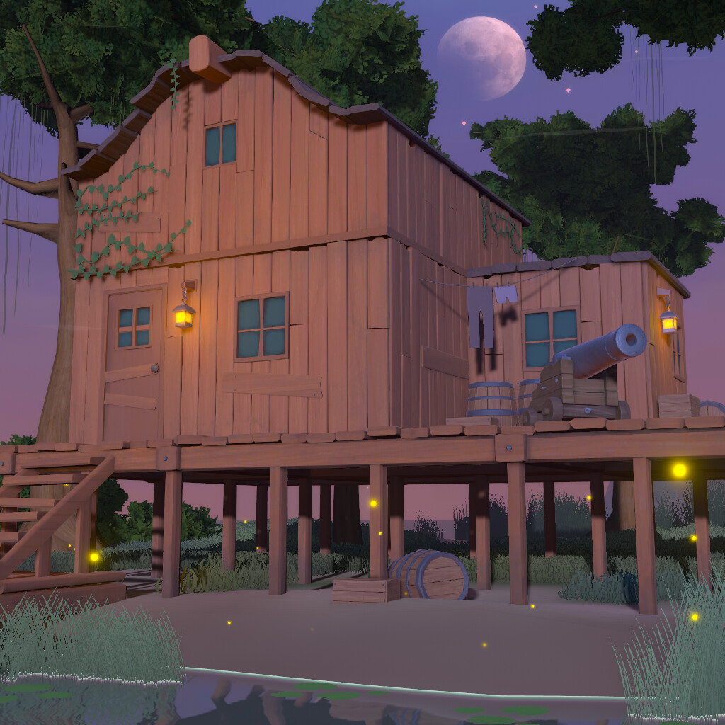 ArtStation - Swamp Hideout
