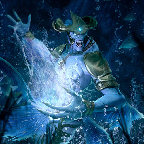 ArtStation - Water Monster - creature design