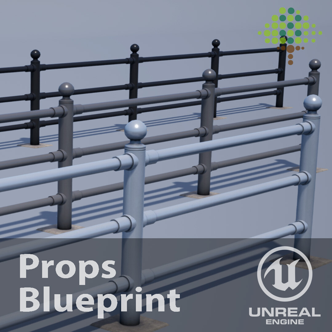 ArtStation - Guard Fence Blueprint