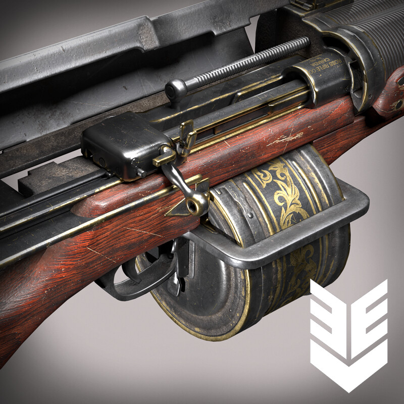 EVEGOPLAYON - Huot Automatic Rifle and custom skin "Counterattack"