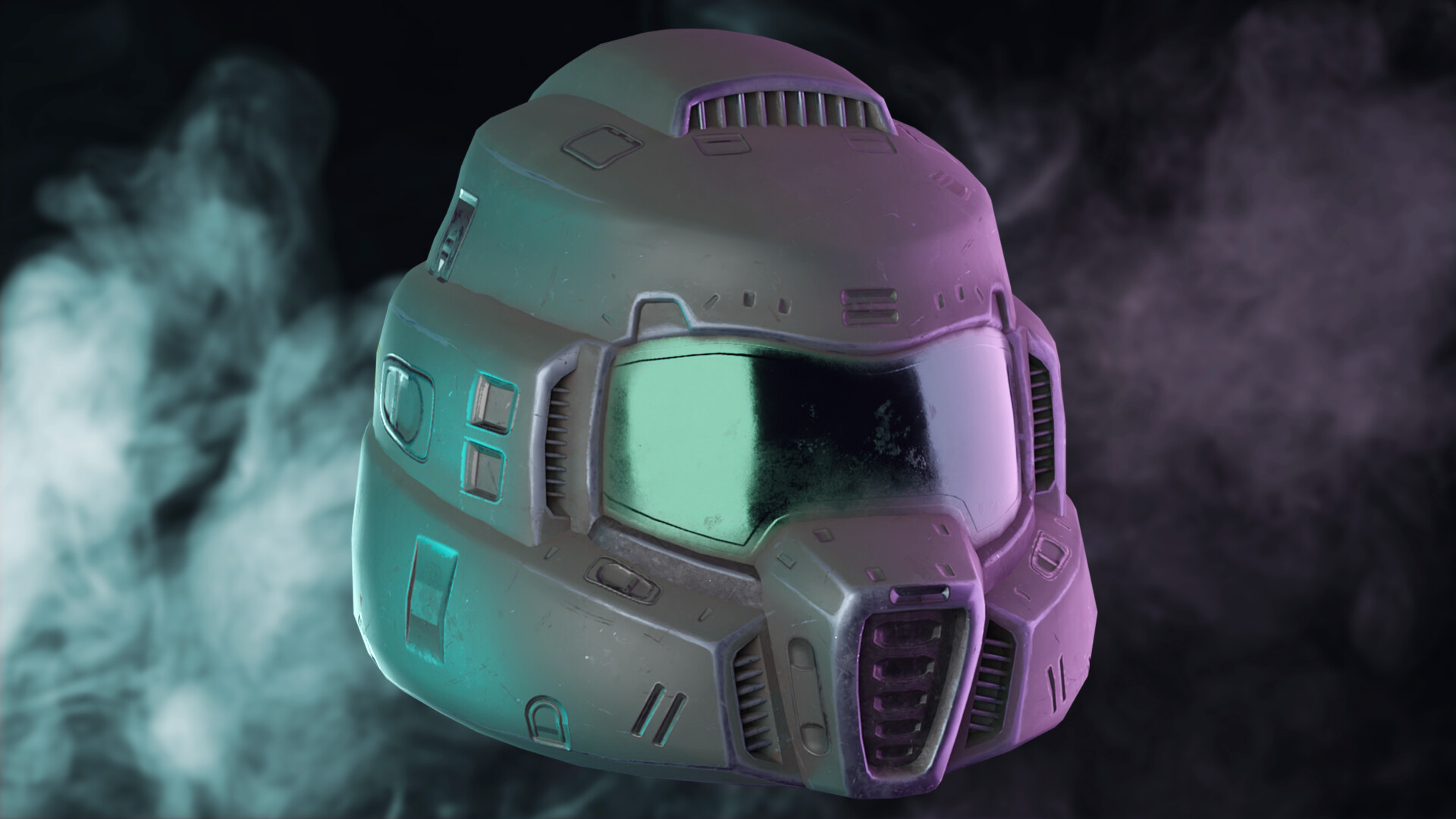 ArtStation - Gameready helmet
