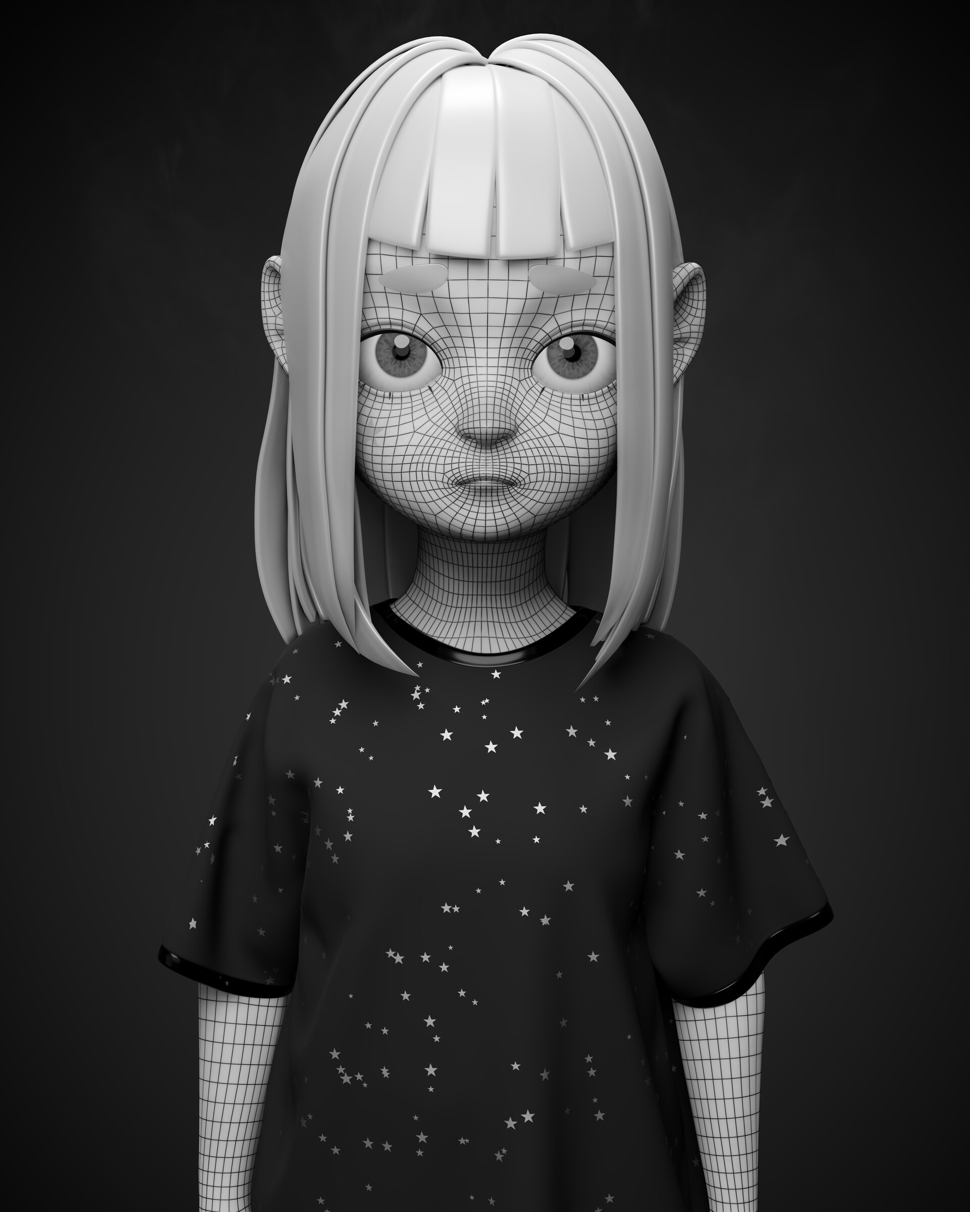 ArtStation - Broken (Realtime) Wireframe