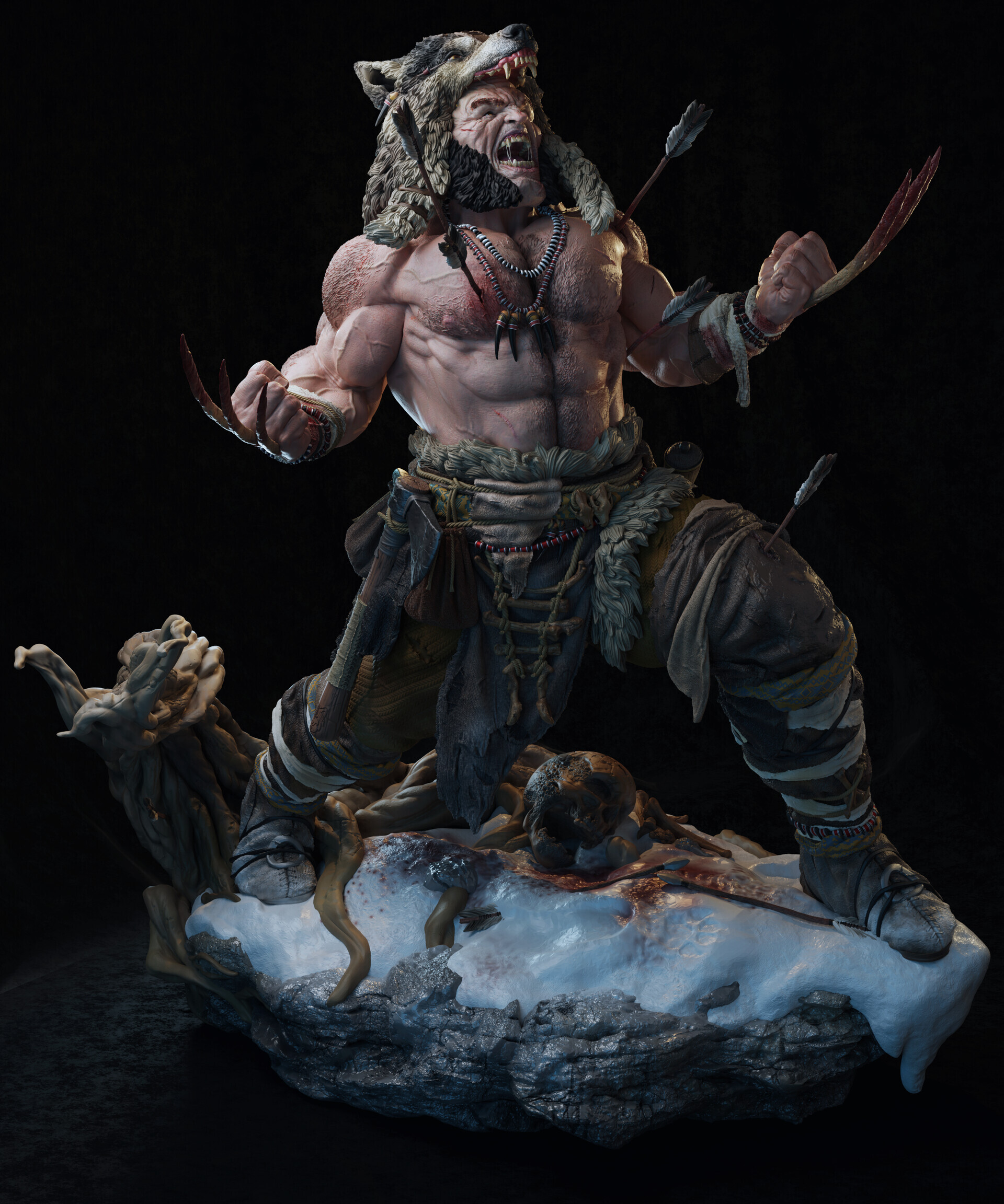 ArtStation - Wolverine Beast