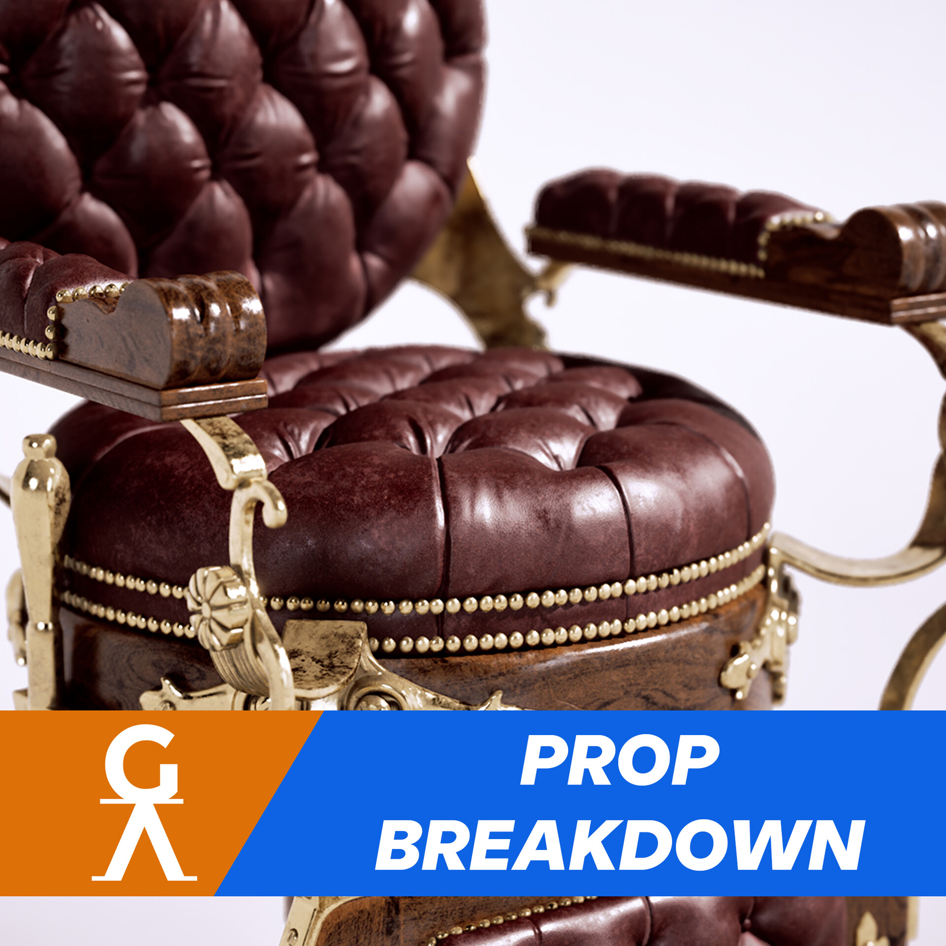 ArtStation - Barber Chair - Prop Breakdown - Kevin Coulman