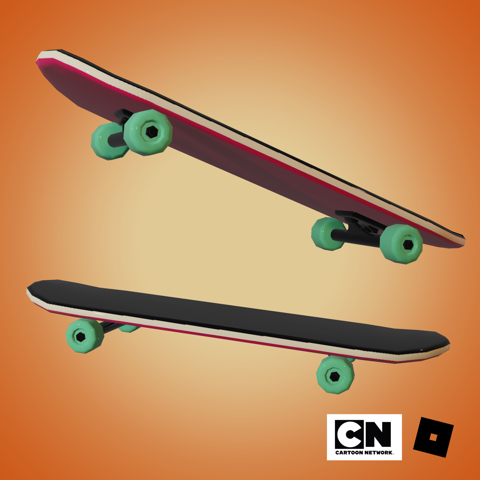 ArtStation - Jake's Skateboard - Cartoon Network Roblox UGC