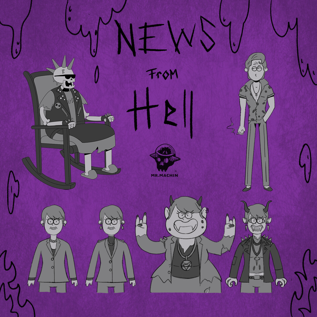 ArtStation - NEWS FROM HELL: Character & prop design