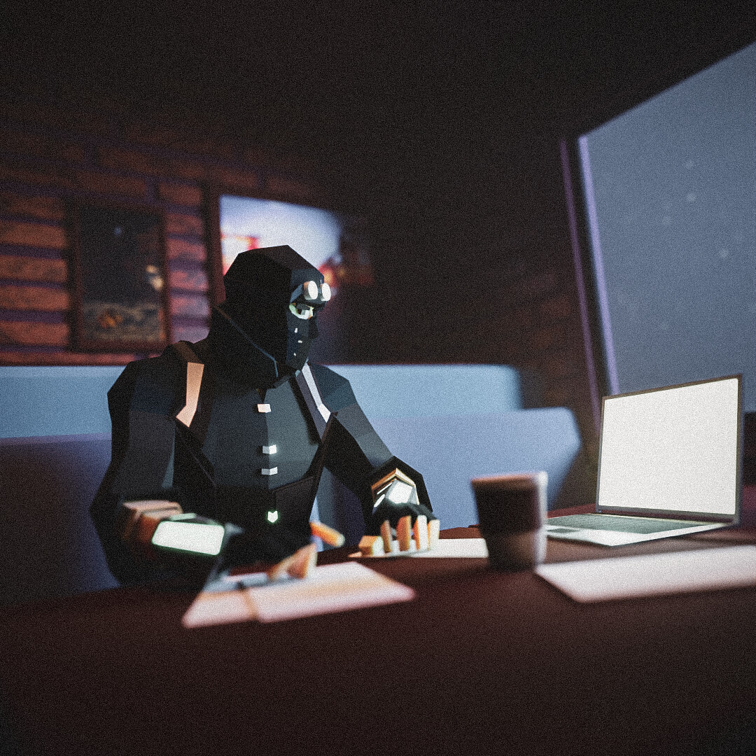 ArtStation - Café Loop animation Project