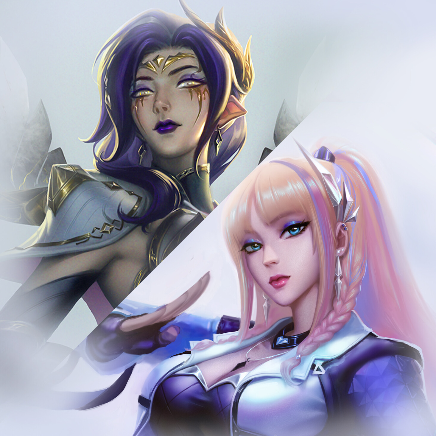 ArtStation - Old Unfinished Concepts/Splash Arts - Sentinel Morgana - K/DA Irelia