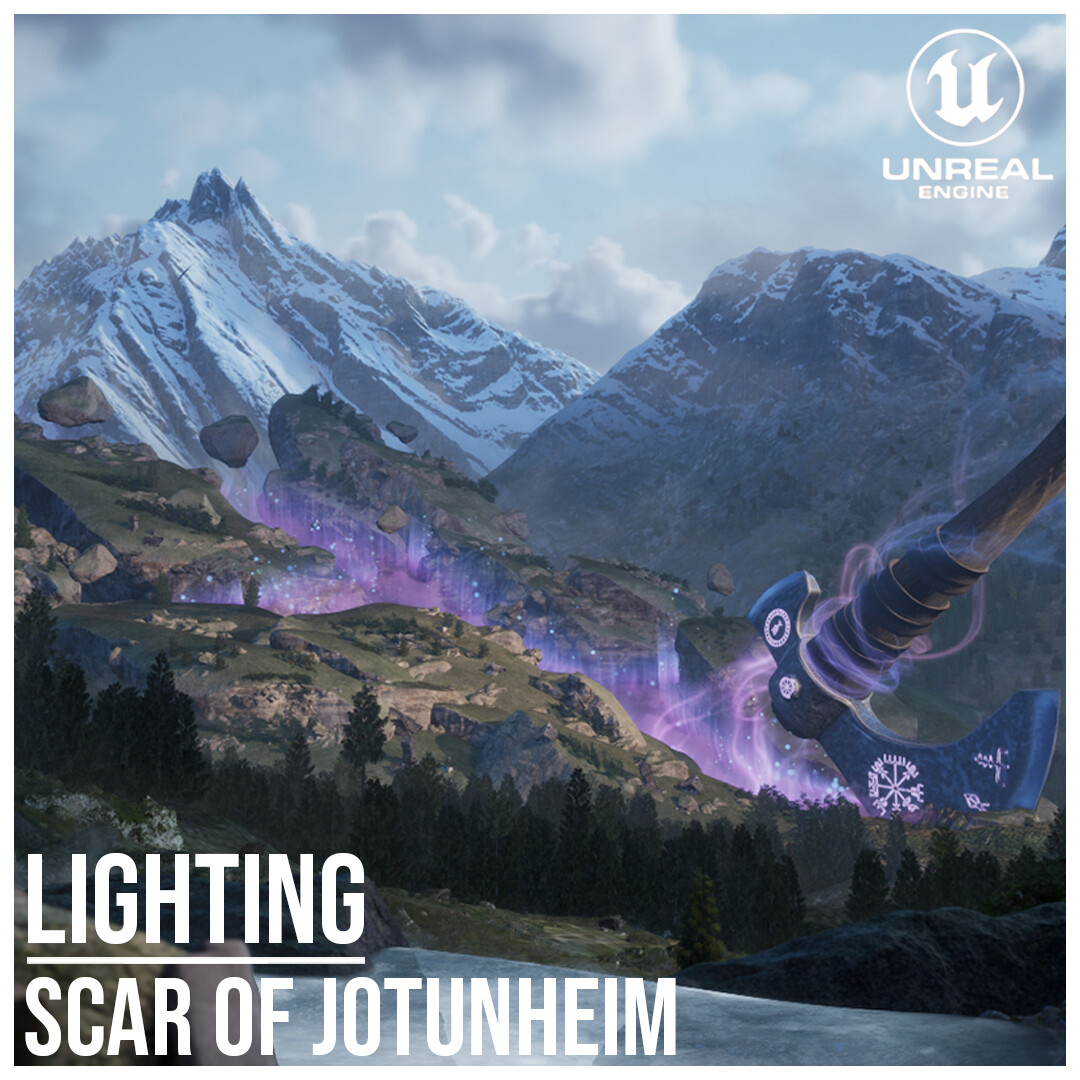 ArtStation - Scar of Jotunheim - Group Project Cinematic Environment ...