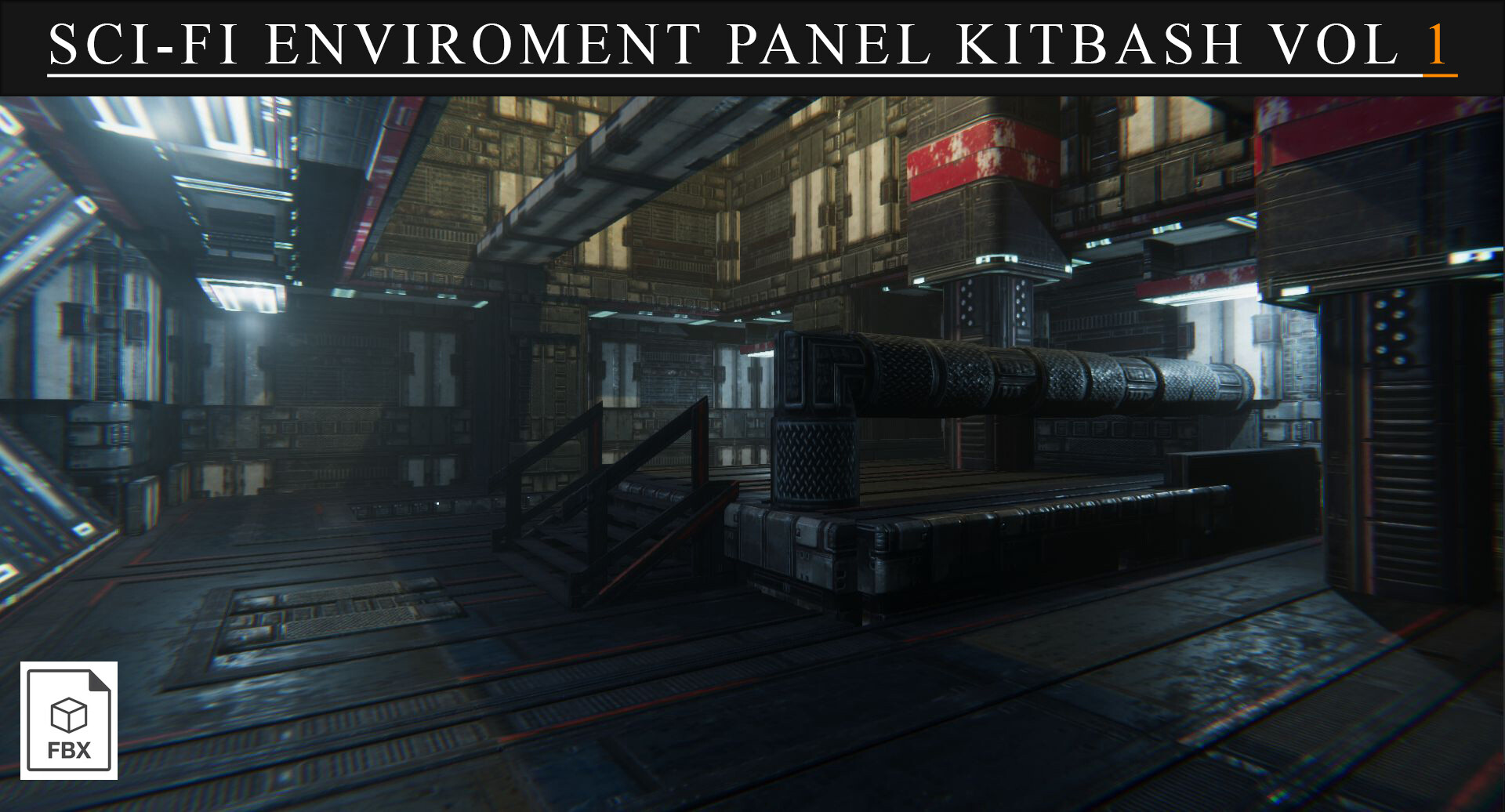 ArtStation - SCI-FI ENVIROMENT KITBASH VOL 1