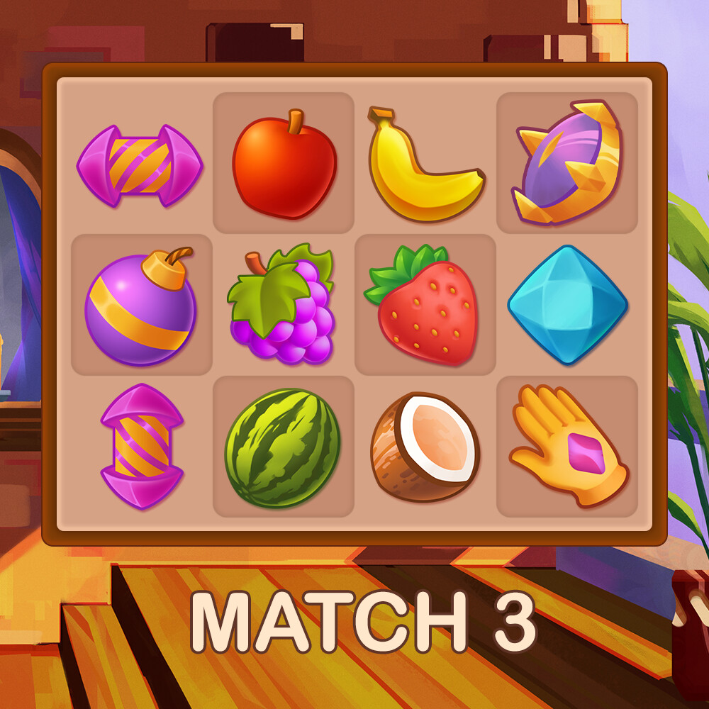 ArtStation - Match 3 Game