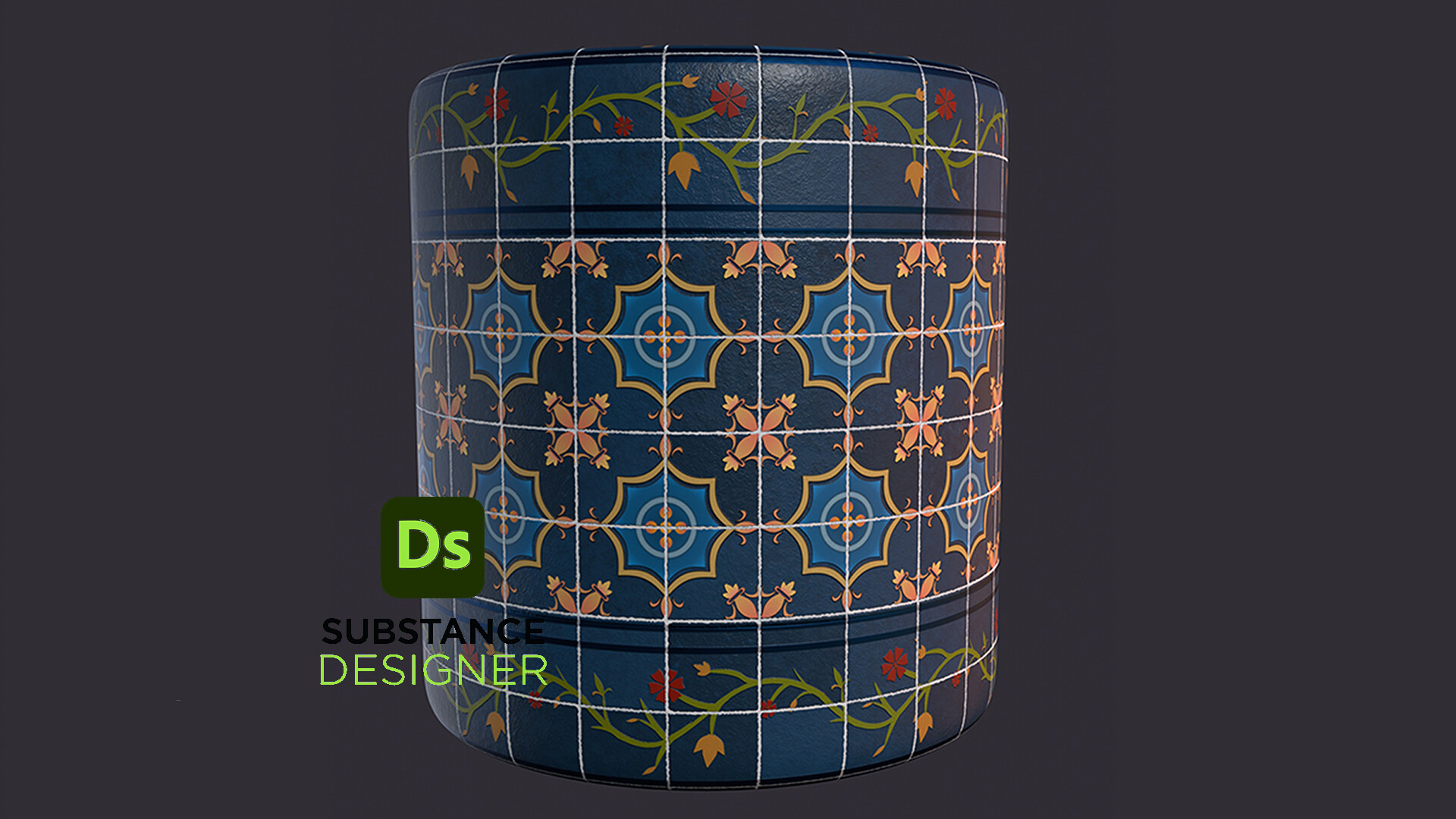 ArtStation - Stylised Tiles Material
