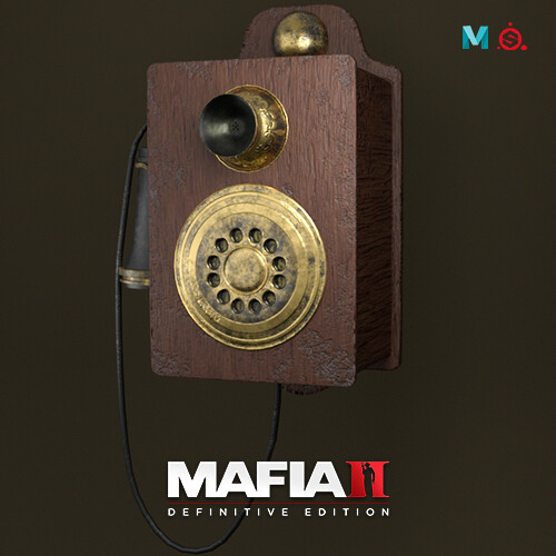 ArtStation - Vintage Telephone - Mafia II Definite Edition
