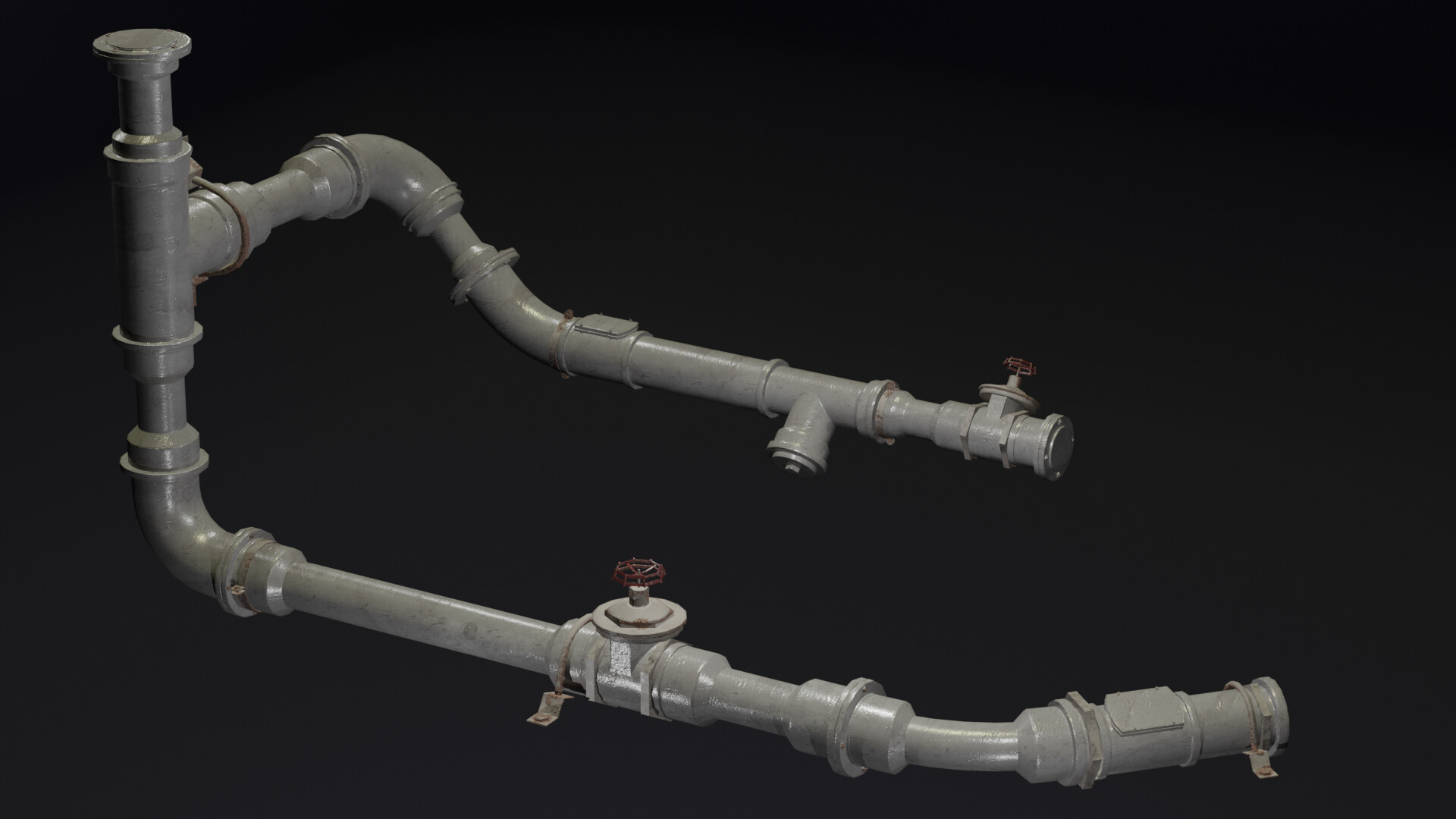 ArtStation - Rusted pipes / Ржавые трубы