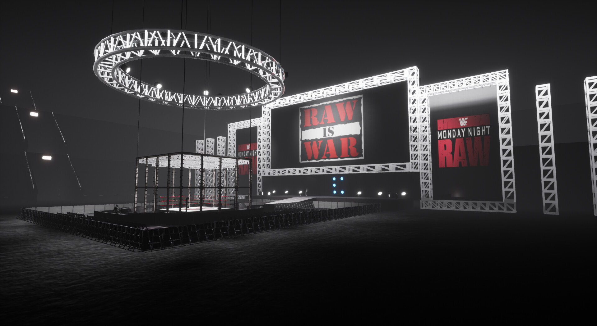 ArtStation - WWF Raw Is War Arena (Fan Art)