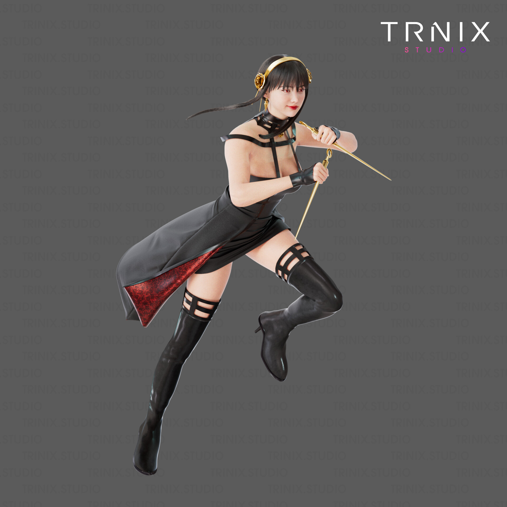 ArtStation - FANART YOR FORGER - SPY x FAMILY | 3D GAME CHARACTER