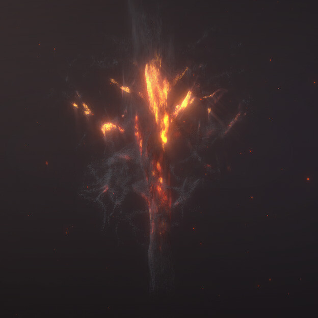 ArtStation - ember effect animation