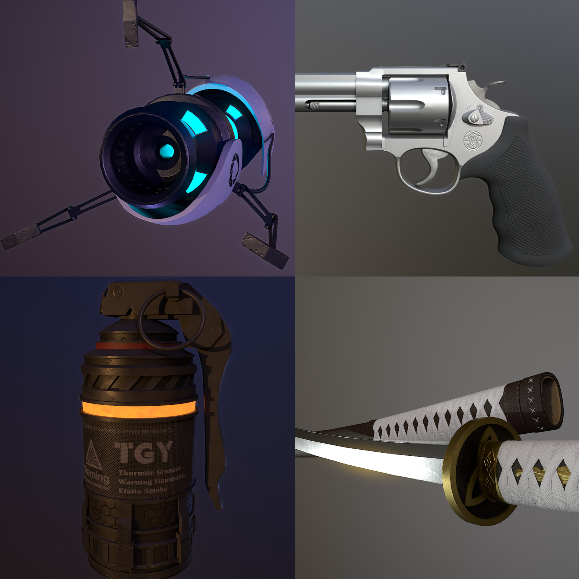 ArtStation - Game Weapons