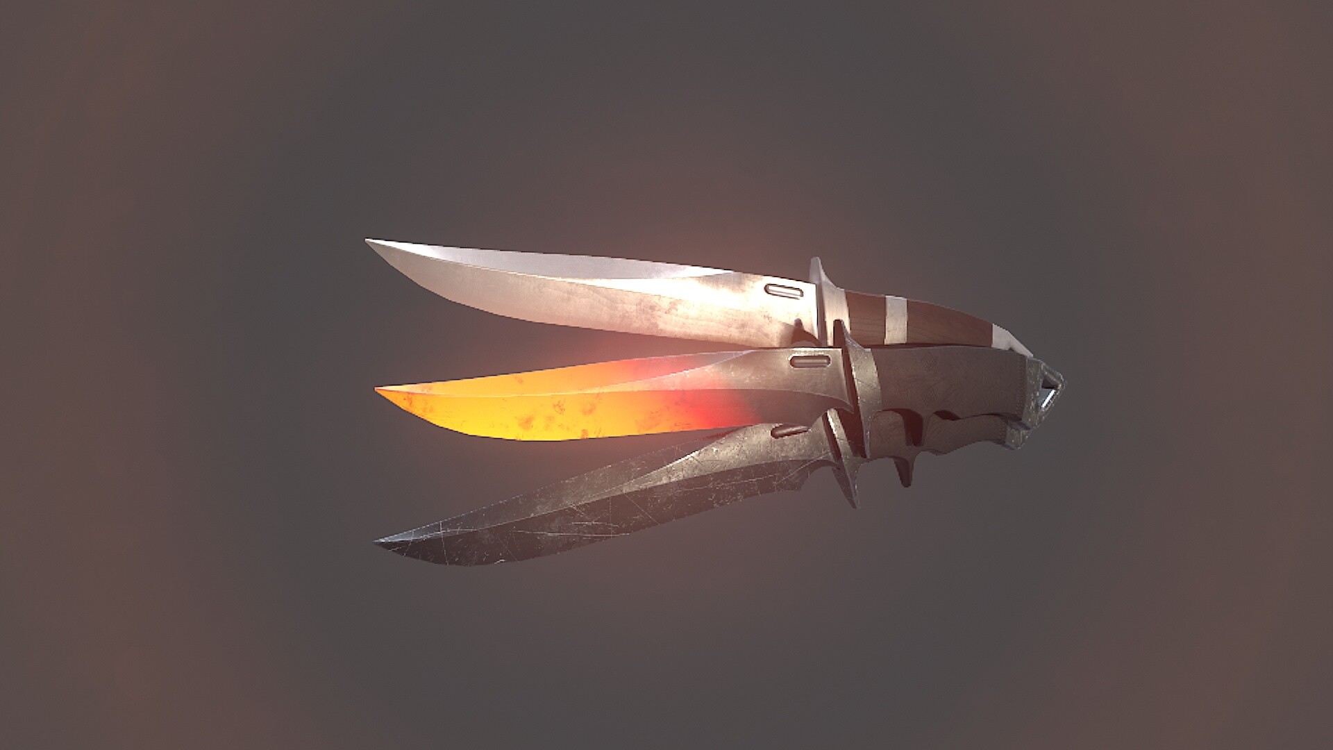ArtStation - Low Poly Knife for games