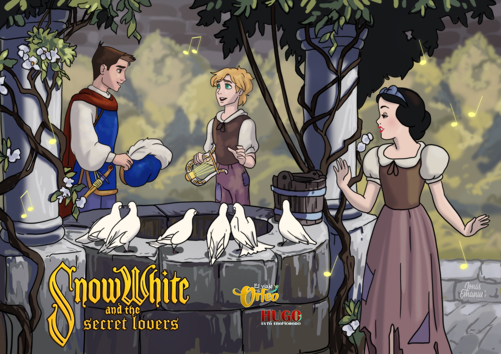 ArtStation - Orfeo y Hugo crossover 2