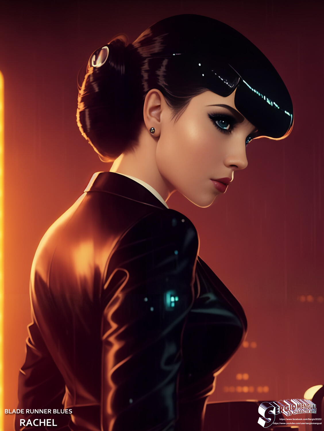 ArtStation - Blade Runner Blues: Rachel