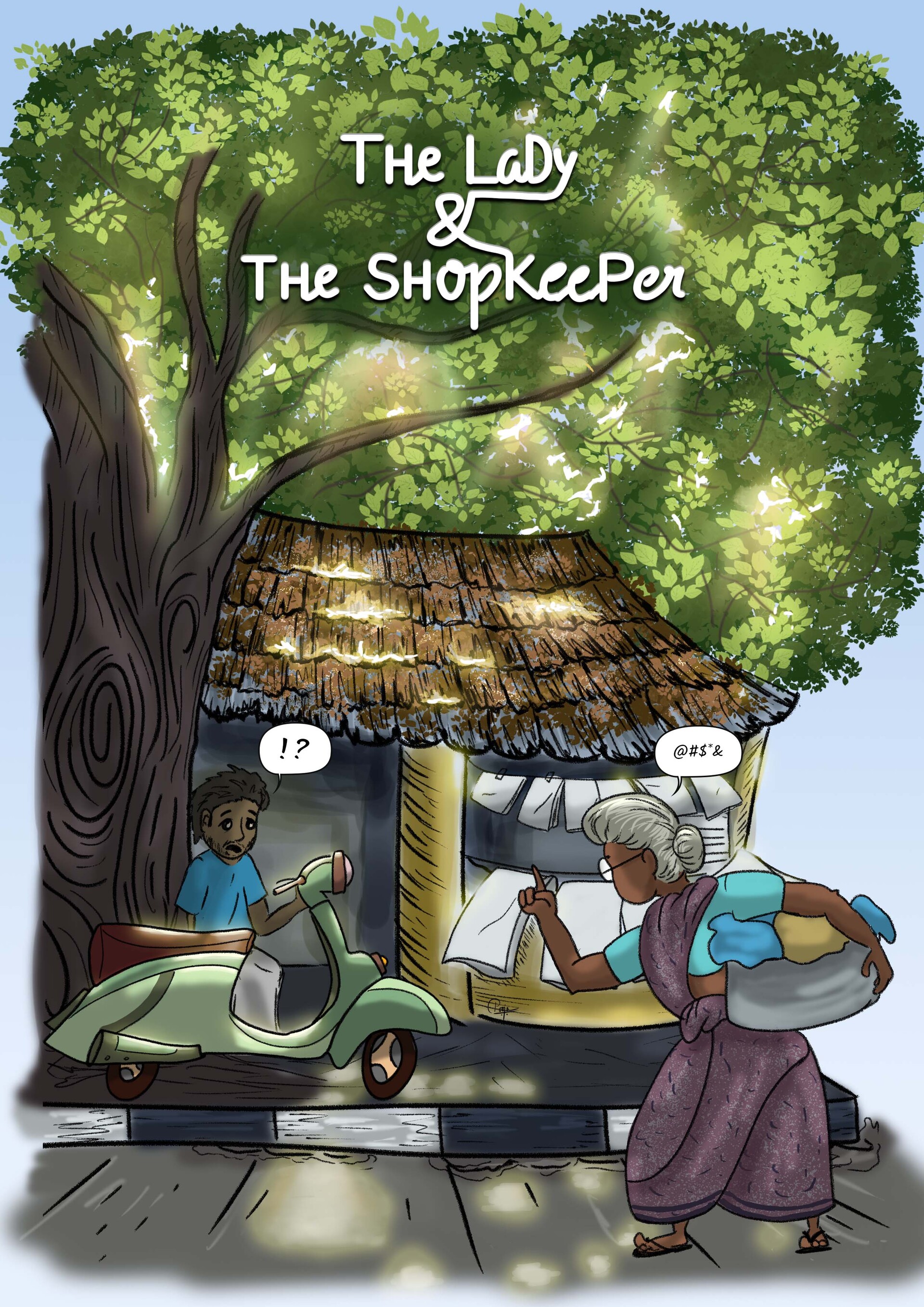 ArtStation - Concept Art_The Lady & The Shopkeeper