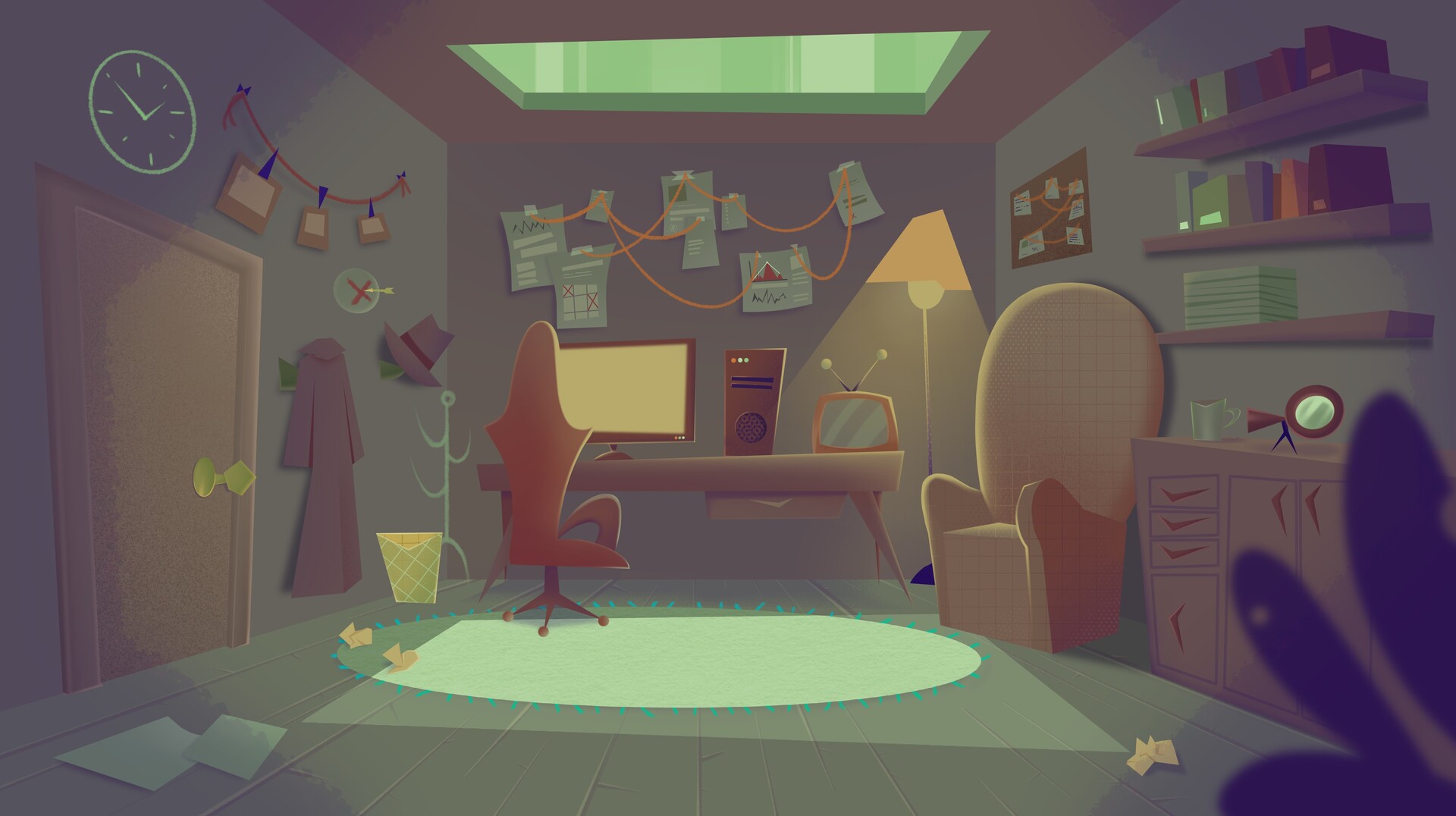 ArtStation - Backgrounds Internos Animação