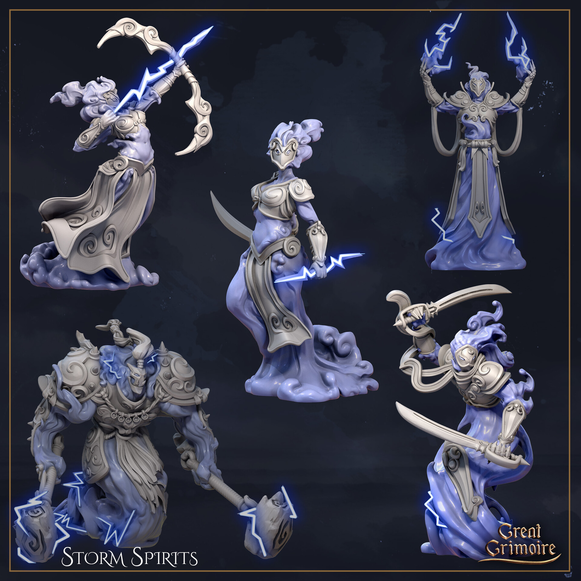 ArtStation - Storm Spirits