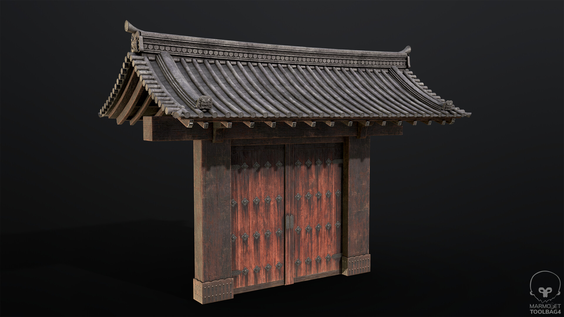 ArtStation - Japanese Temple Gate & Shrine