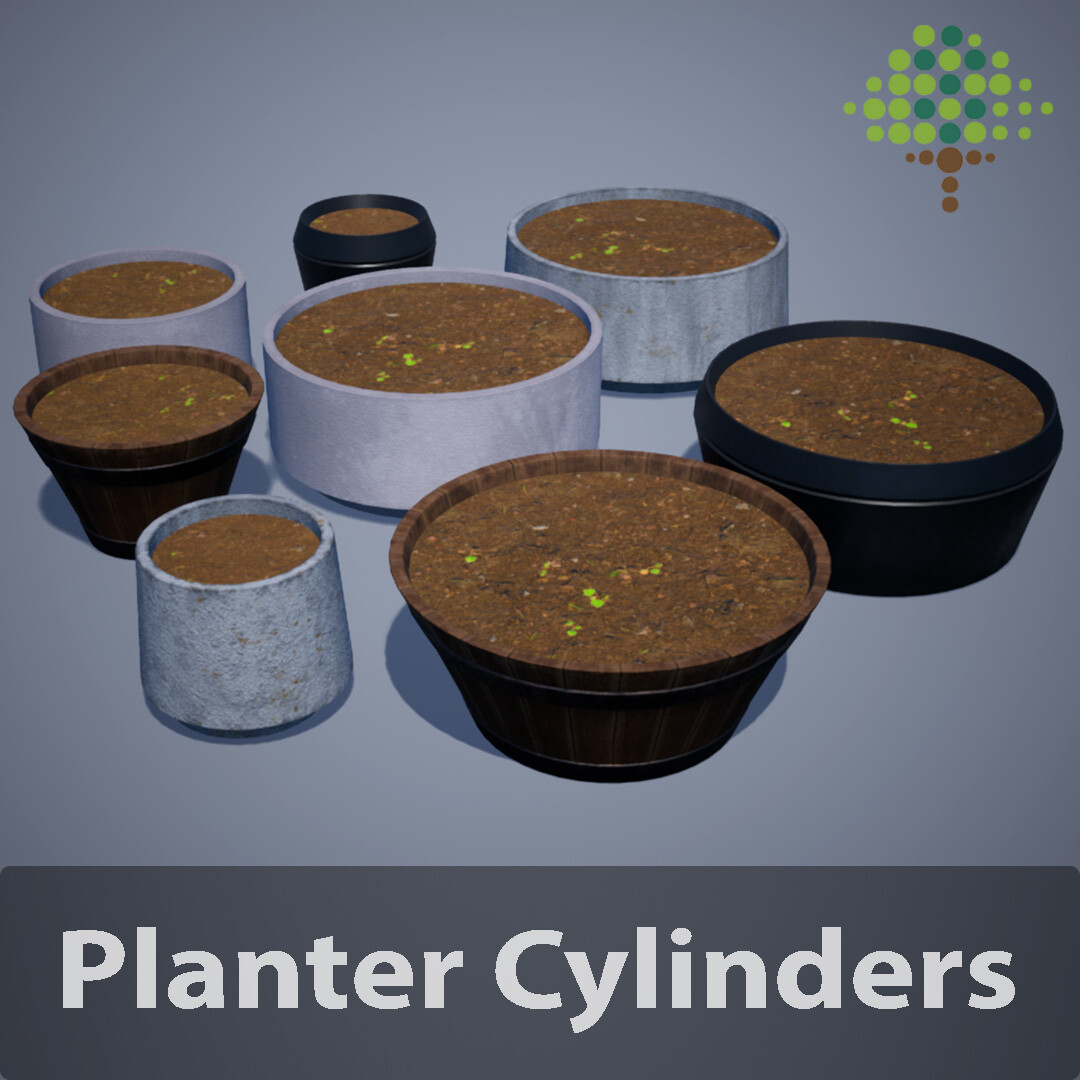 ArtStation - Planter Cylinders