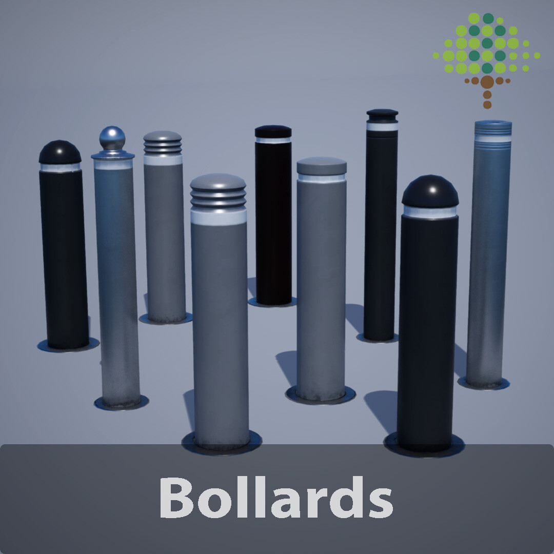 ArtStation - Bollards