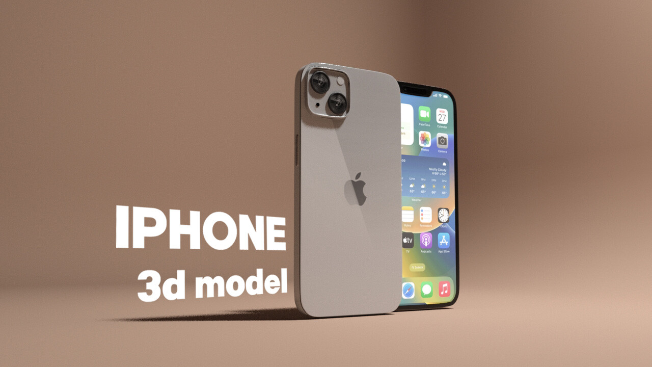 ArtStation - 3D Iphone Model