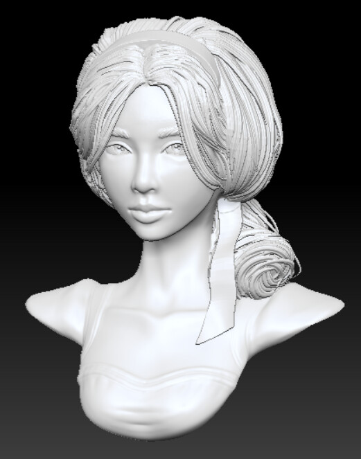 ArtStation - Female Bust