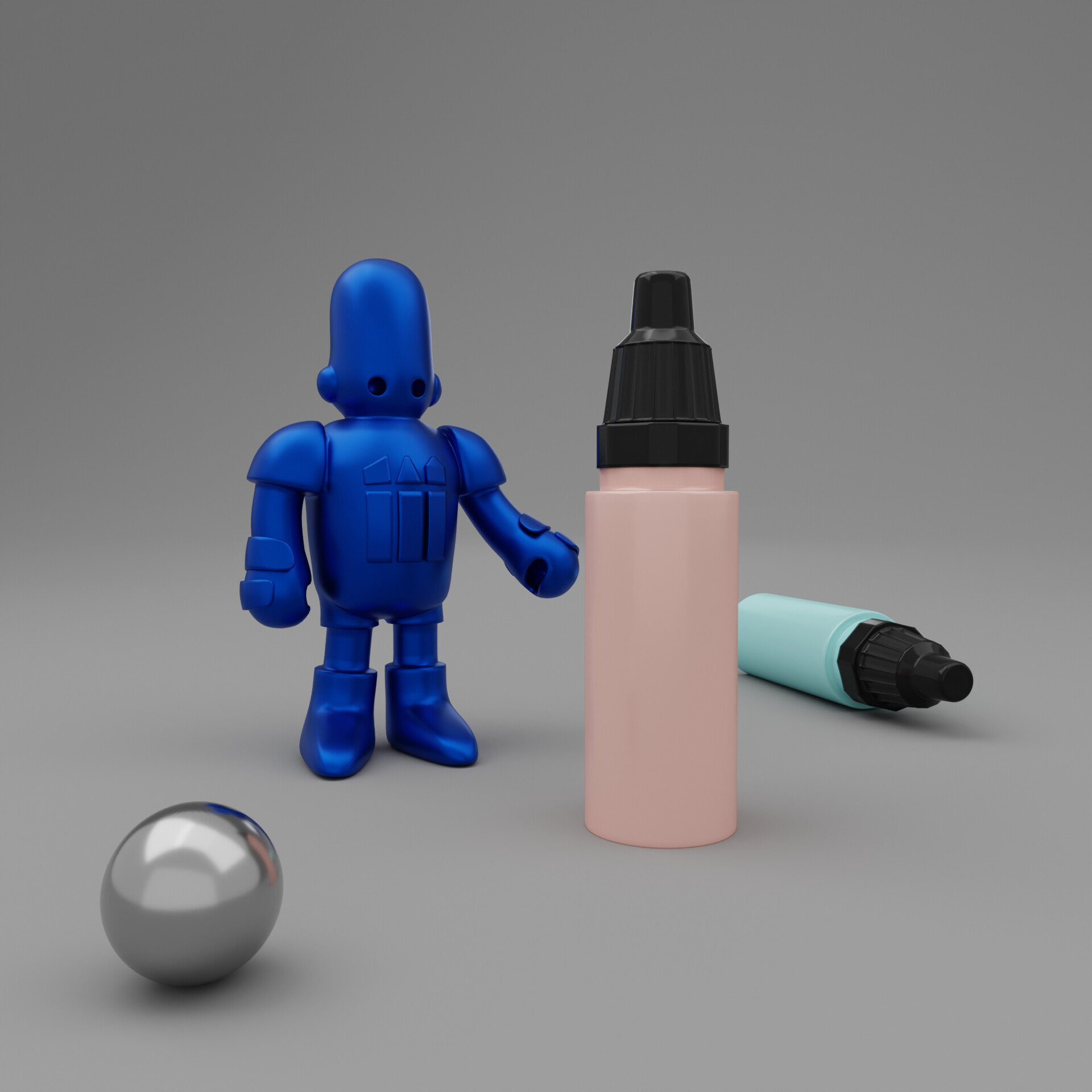 ArtStation - Robot Miniatures Kit Modeling & Texturing Quick Test