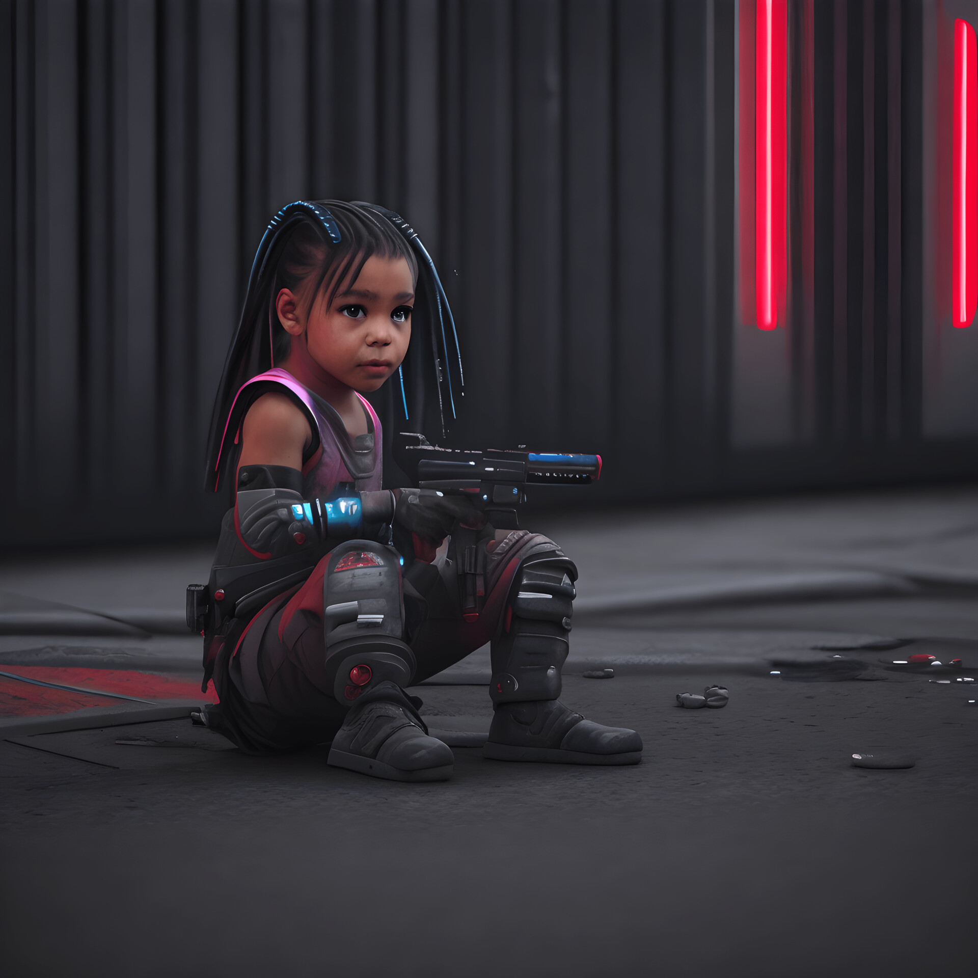 ArtStation - Cyberpunk Children