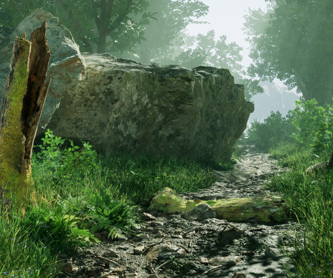 ArtStation - Forest path