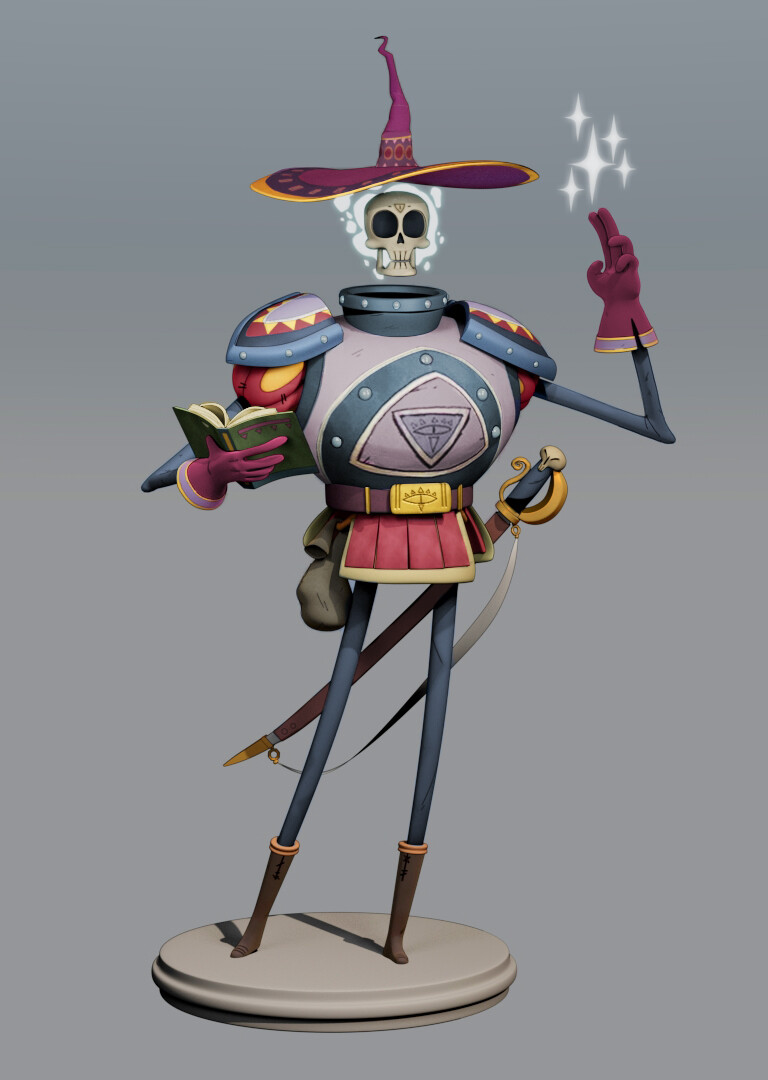 ArtStation - Skull Mage