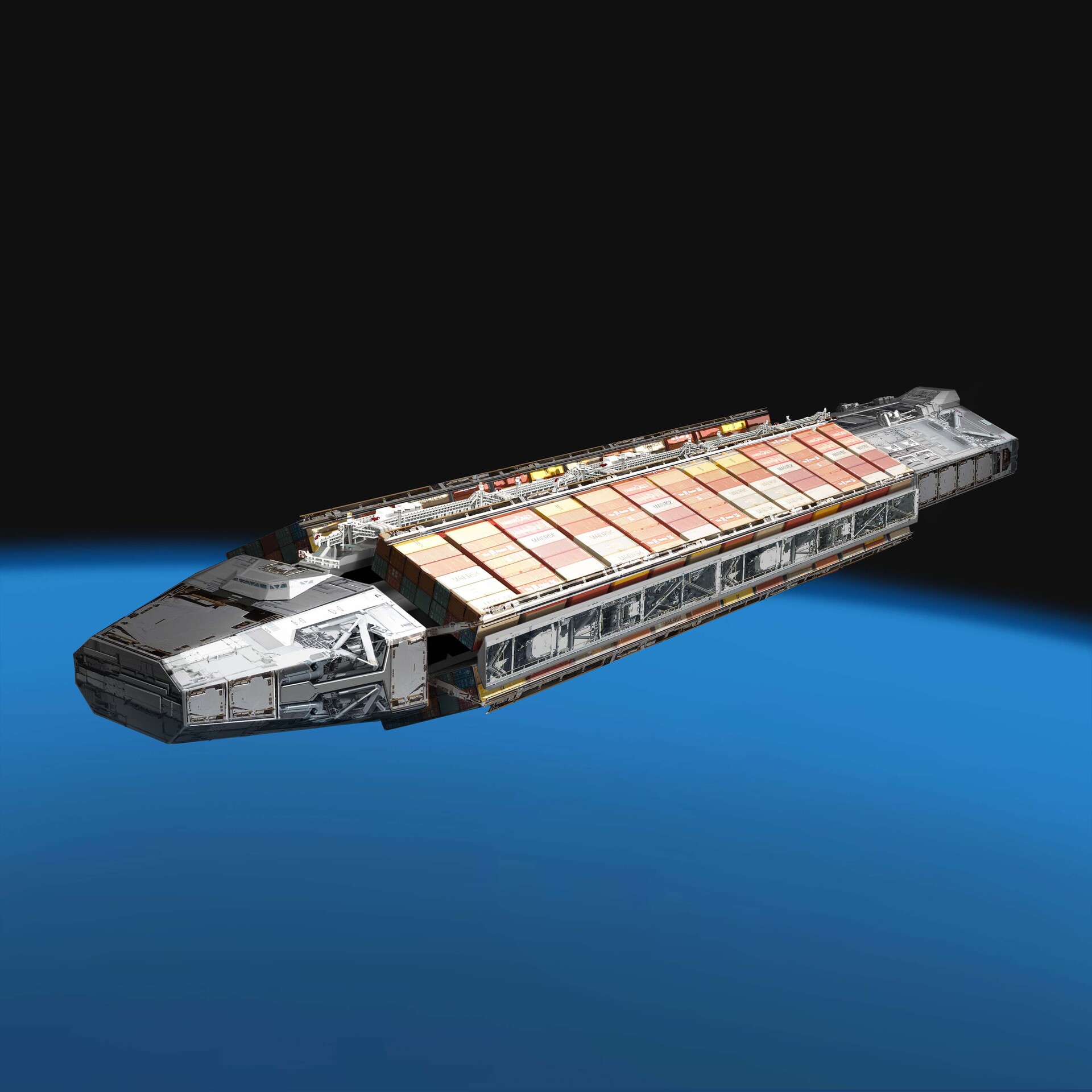 ArtStation - Space Cargo Carrier