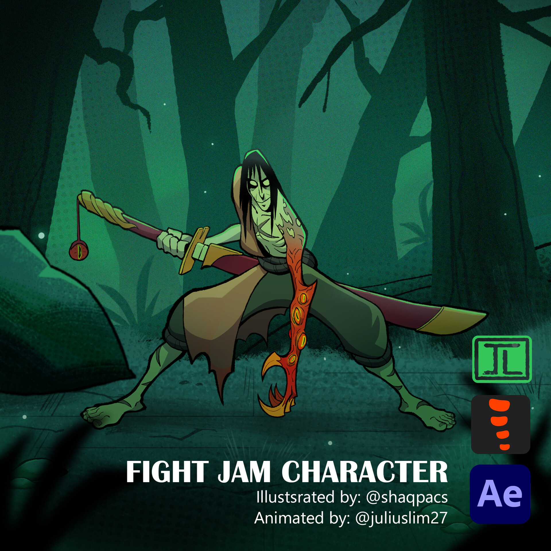 ArtStation - Fight Jam Character Animation