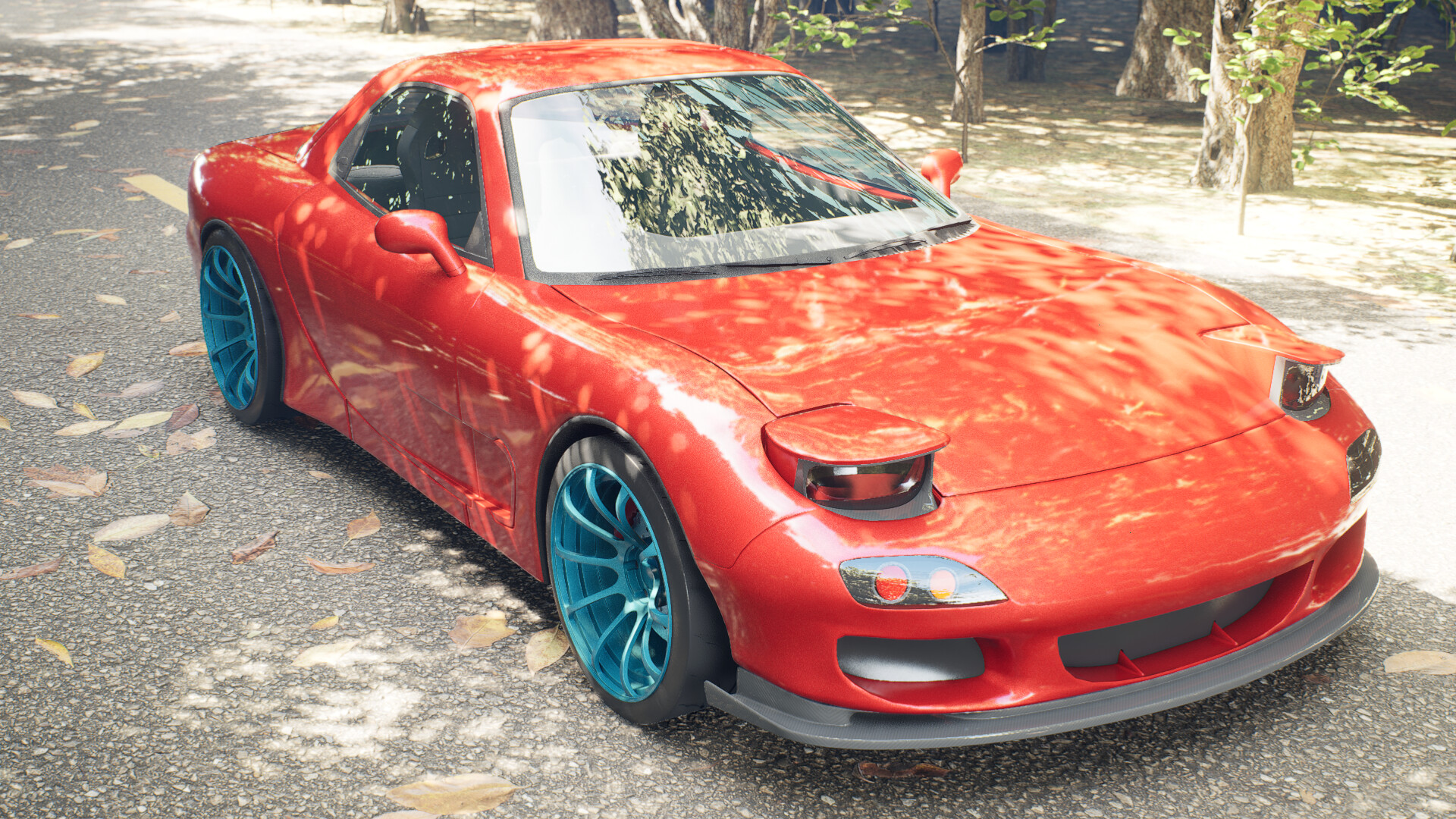 ArtStation - RX-7 FD3S | Car Modeling