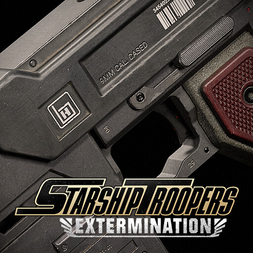 ArtStation - Starship Troopers: Extermination Peacemaker Pistol
