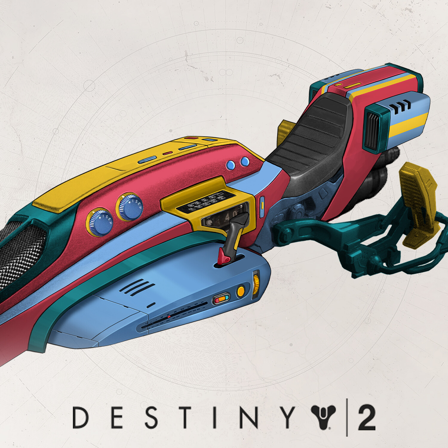 ArtStation - Destiny 2 - Bright Nostalgia Sparrow