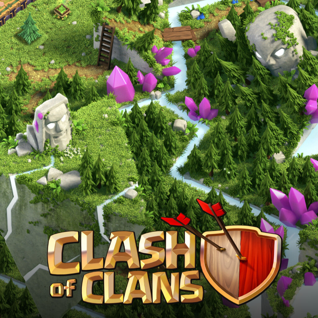 ArtStation - Clash of Clans : Epic Magic Scenery