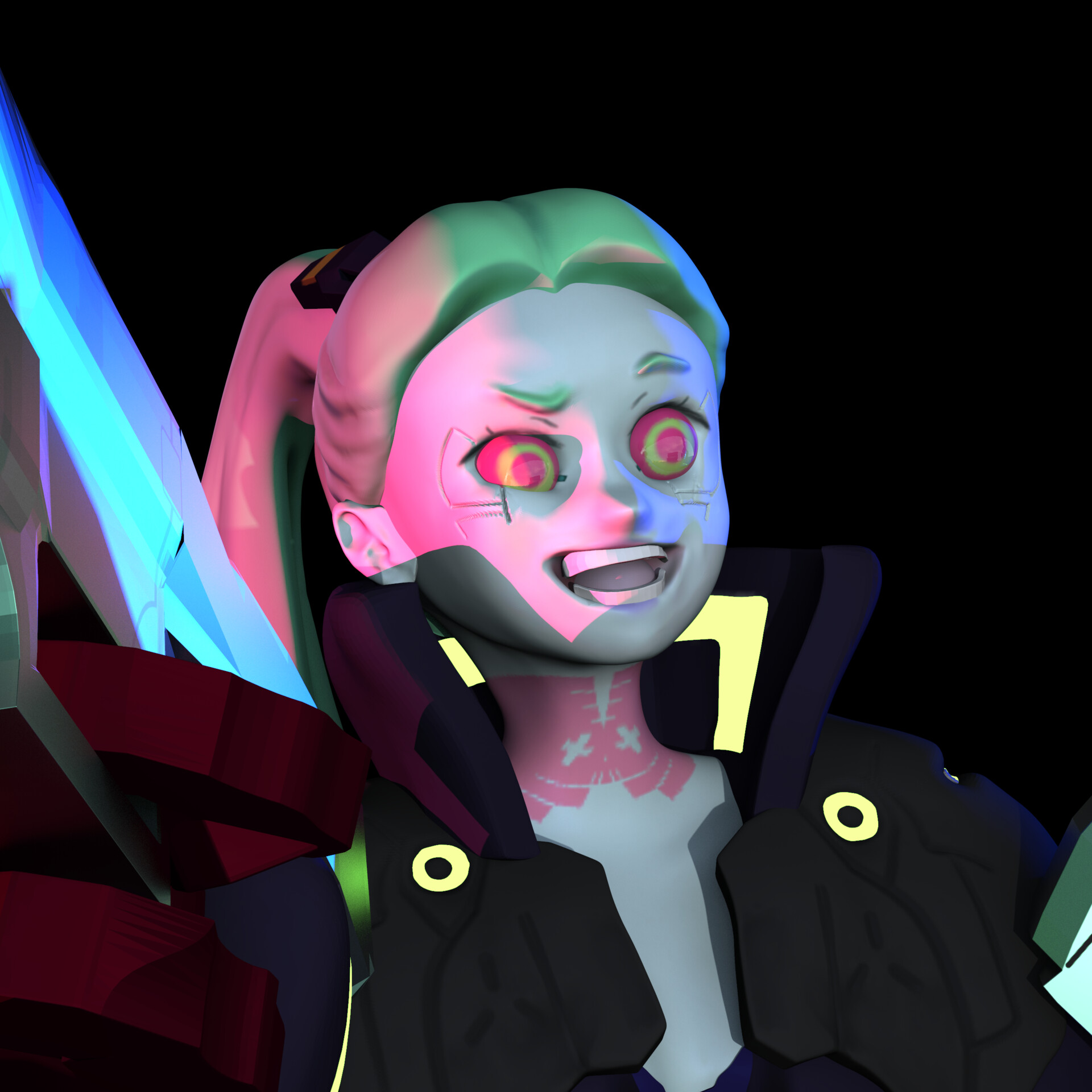 ArtStation - Rebecca fanart 3D