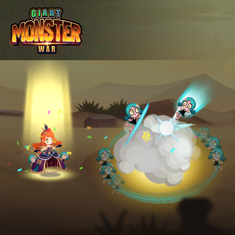 ArtStation - Unity 2D FX | Giant Monster War_ VFX