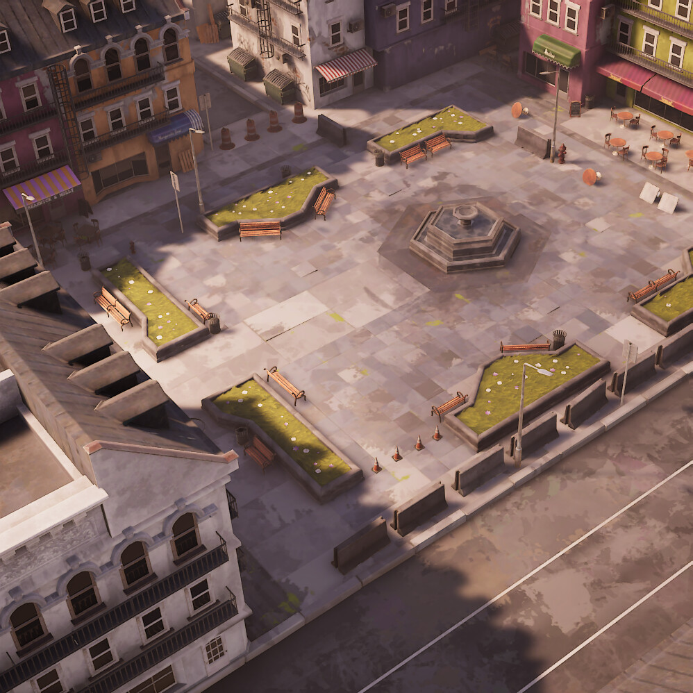 ArtStation - Town Square
