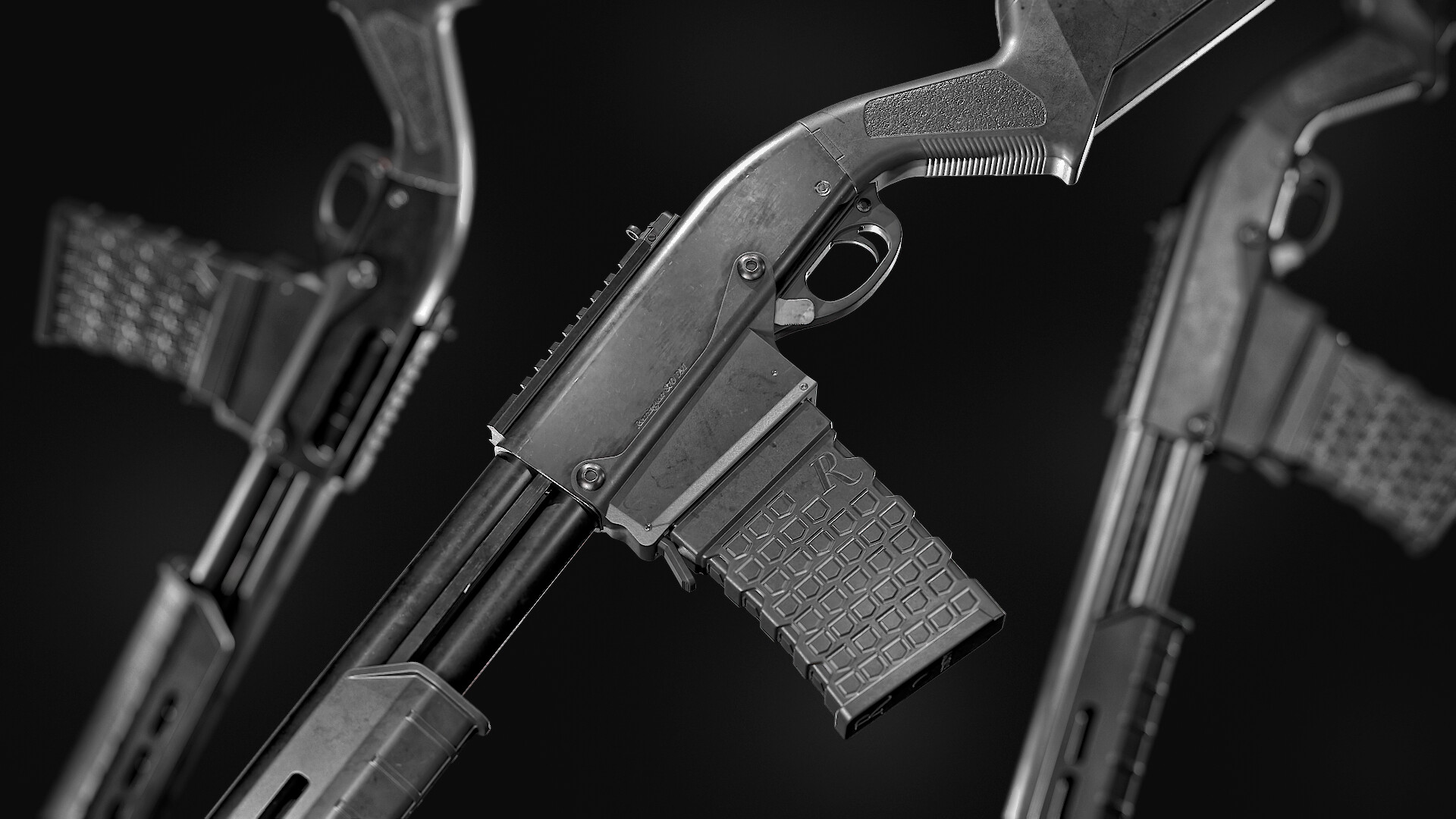 ArtStation - Game - Ready Remington 870 DM Magpul