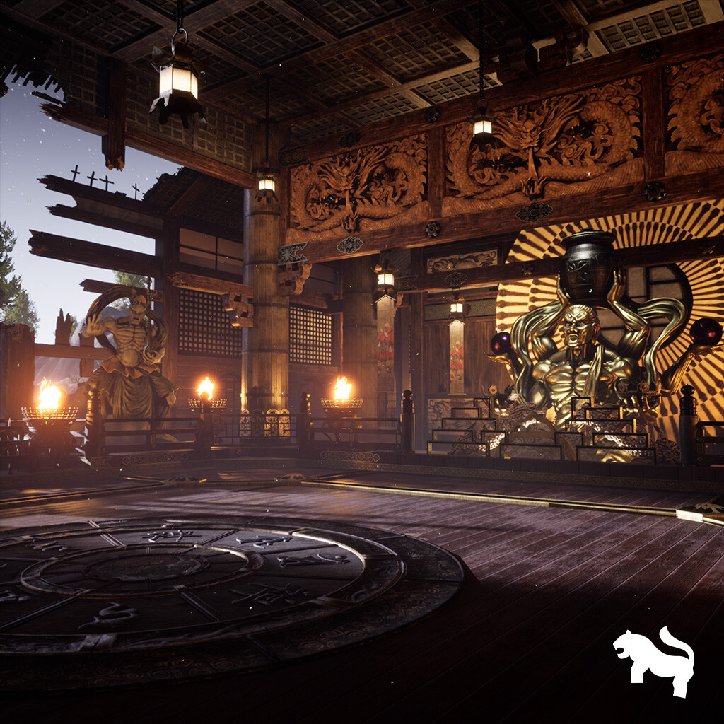 ArtStation - Fighting Stage Environment | UE5