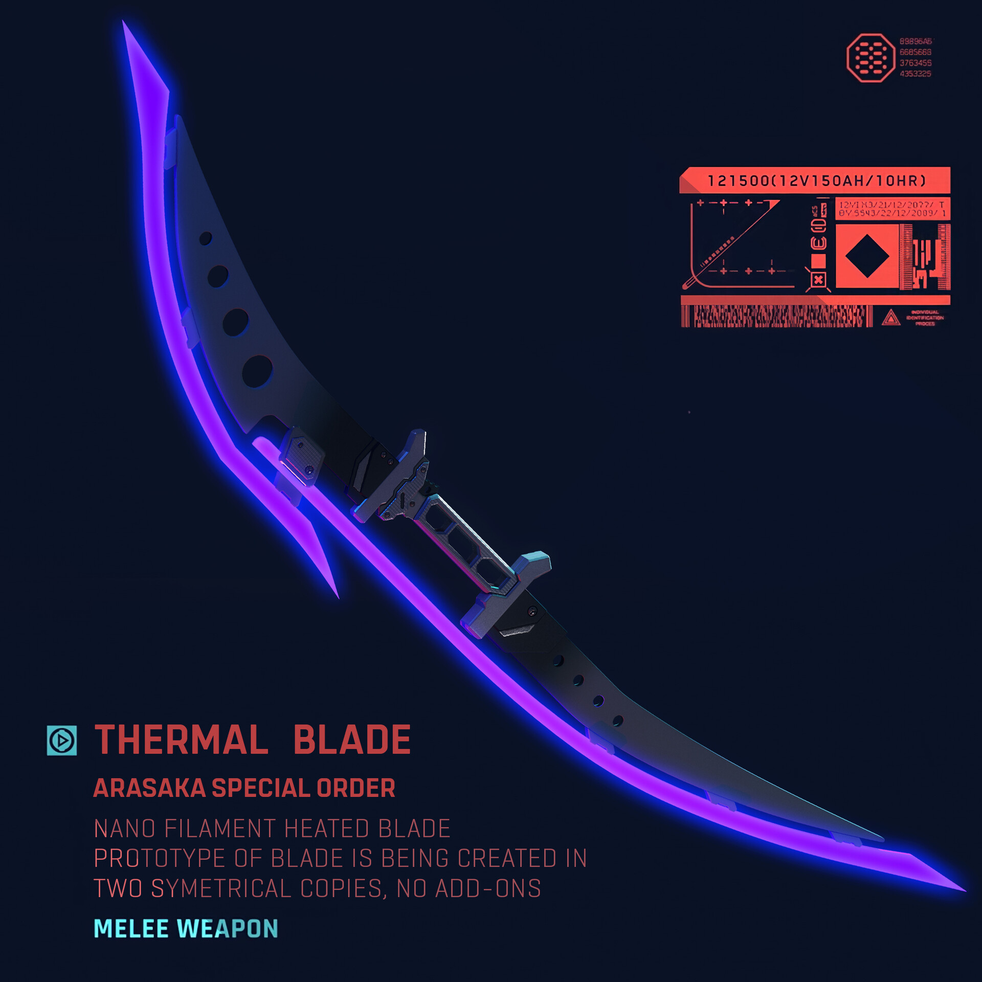 ArtStation - Anti-Mage blades from Cyberpunk 2077